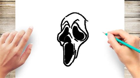 How To Draw Scream Mask YouTube