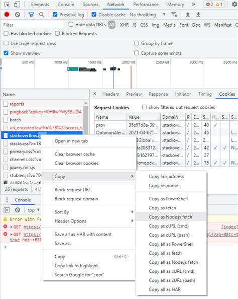 Javascript How To Access Requestresponse Cookies With Node Fetch
