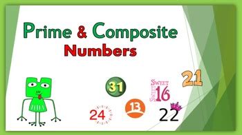 Prime And Composite Numbers PowerPoint By The Gifted Writer TPT