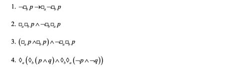 Solved For Each Of The Following Formulas Give A A Model Chegg