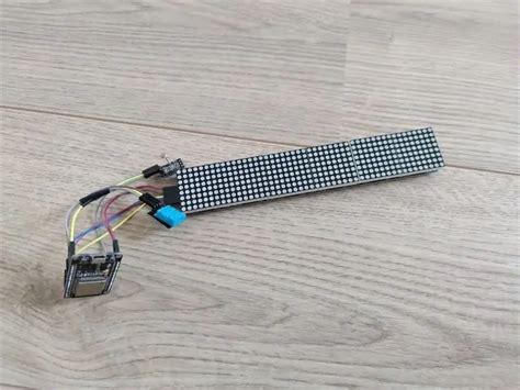 Esp32 Led Matrix Uhr Gunook Wie Es Funktioniert