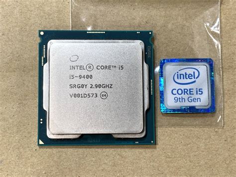 Yahoo オークション Intel Core I5 9400 2 90ghz Srg0y Lga1151 第9