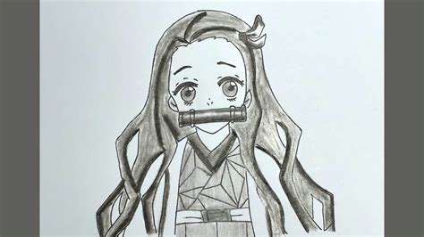 How To Draw Nezuko Kamado Easy From Kimetsu No Yaiba YouTube