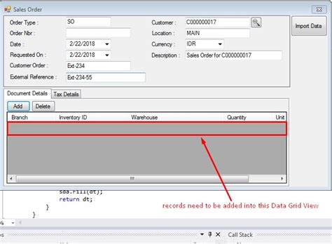 passing value of textbox in form 2 to data grid in form 1 in c stack