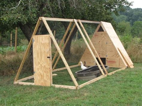 Hen Run Coop Diy Chicken Coop Wheels