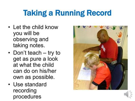 Formative Assessment Recording A Running Record Pptx