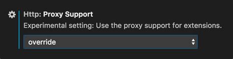 Remove Experimental Setting From Proxy Support Setting Issue Microsoft Vscode Github