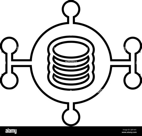 Complexity Massive Big Data Icon Editable Vector EPS Meticulously