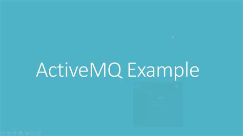 Activemq Java Example Youtube