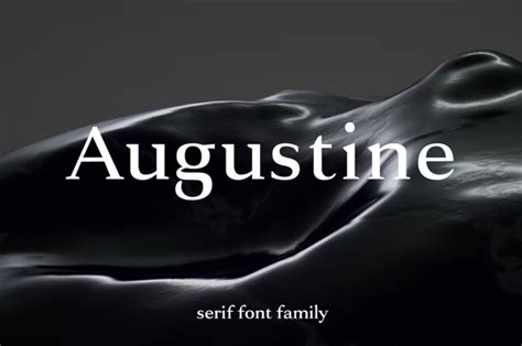 Augustine Font Fonts Hut