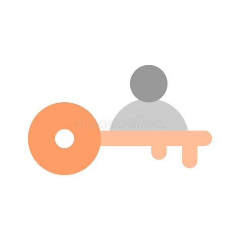 User Security Key Vector Design Premium Icon Stock Vector