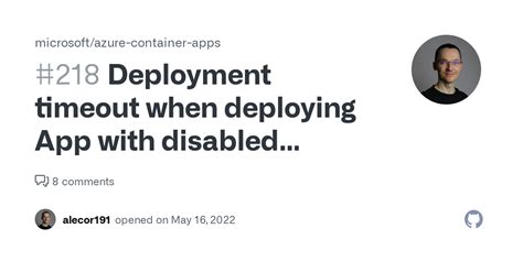 Deployment Timeout When Deploying App With Disabled Ingress · Issue