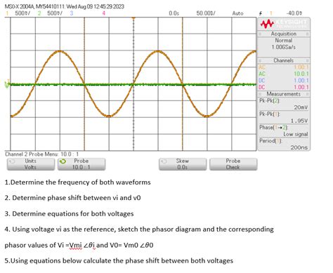 Solved Determine The Frequency Of Both Waveforms Chegg Com