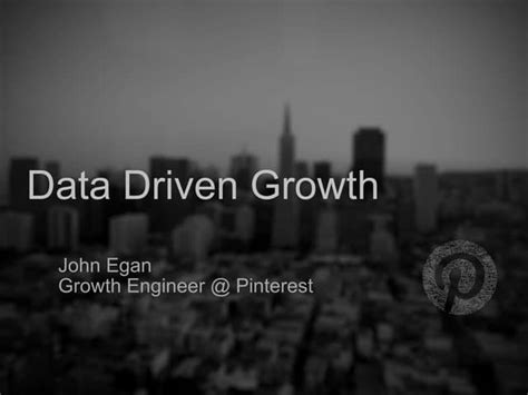 Data Driven Growth Pptx