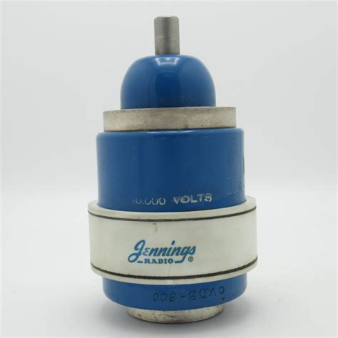 Cvdb 300 10s Jennings 10kv 10 300pf Variable Vacuum Capacitor Used