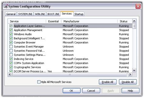 Msconfig System Configuration Utility « Dot Kam