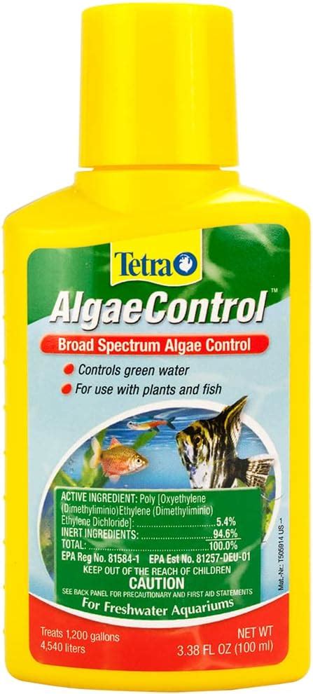Review Of Tetra Algae Control Liquid 3 38 Oz Controls Aquarium Algae