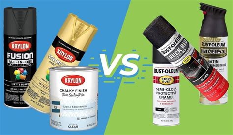 Krylon Vs Rust Oleum Reviews And Comparisons