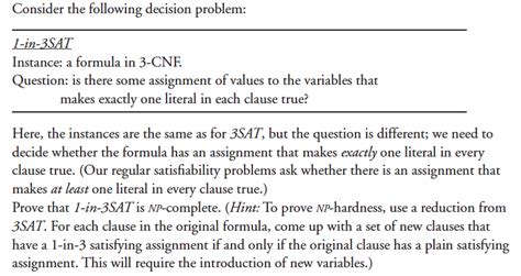 Consider The Following Decision Problem Instance A