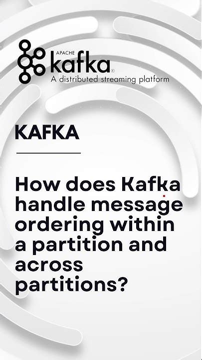 How Does Kafka Handle Message Ordering In A Partition 🚀 Shorts Dataengineering Kafka Youtube