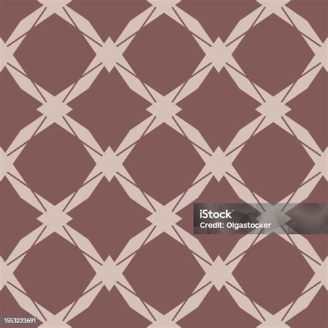 벡터 추상적인 원활한 패턴입니다 다이아몬드 그리드 메쉬 격자 마름모 격자 구조물에 대한 스톡 벡터 아트 및 기타 이미지 격자 구조물 0명 갈색 Istock