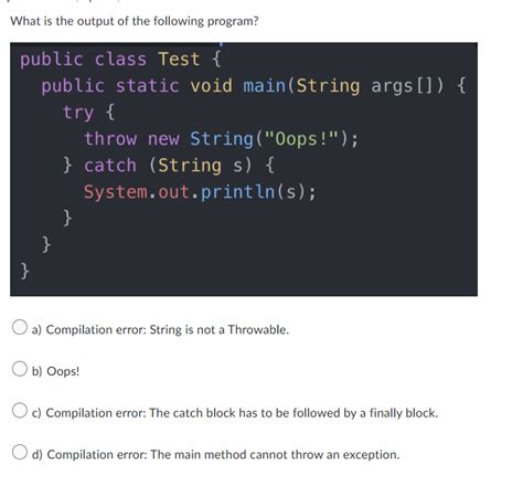 Solved What Is The Output Of The Following Program Public Chegg
