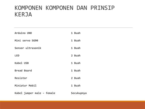 Automatic Car Door Opener Using Arduino Uno As A Microcontroller Ppt