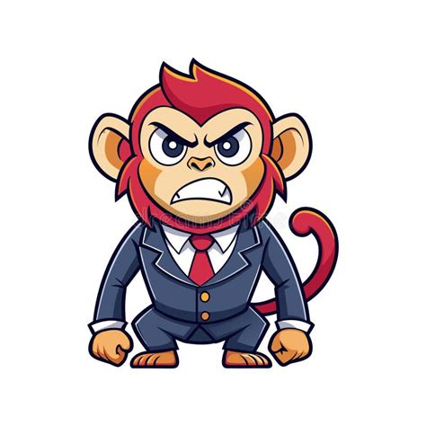 Hurt Monkey Coding Vector Design Stock Vector Illustration Of Monkey