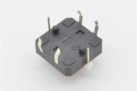 Large Tactile Switch Red LED BC Robotics