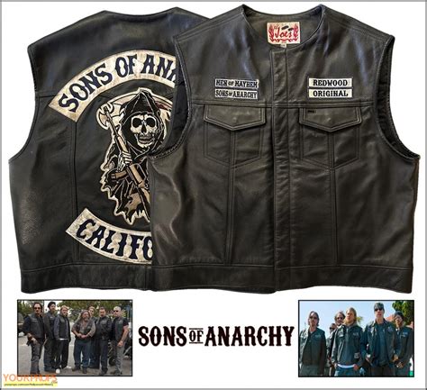 Sons Of Anarchy Sons Of Anarchy Leather Kutte Original Tv Series Costume