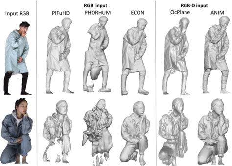 논문 리뷰 Anim Accurate Neural Implicit Model For Human Reconstruction From A Single Rgb D Image