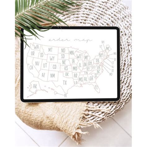 Sales Map Digital Download Etsy