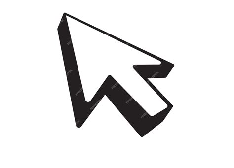 Premium Vector Mouse Cursor And Pointer In 3d Style Vector Icon