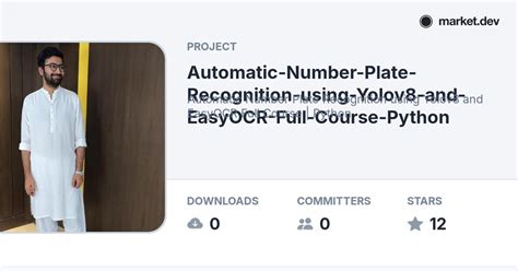 automatic number plate recognition using yolov8 and easyocr full course