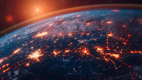 Enhanced Visualization Of Worldwide Technology Network With Cybersecurity And Iot Concept