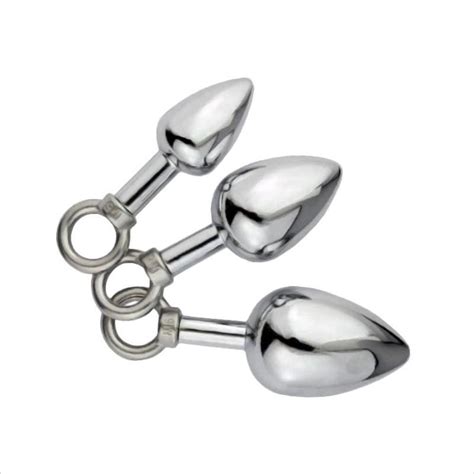 Rectal Stimulator Metal Butt Plug Bdsm Sissyloving