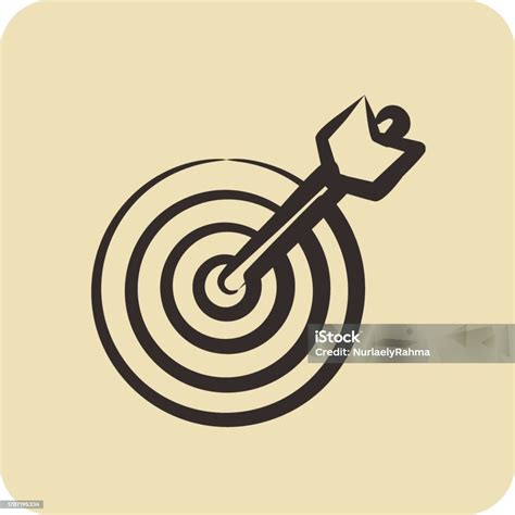 아이콘 정밀도 시작 기호에 적합합니다 손으로 그린 스타일입니다 심플한 디자인 편집 가능 디자인 템플릿 눈 신체 부분에 대한 스톡