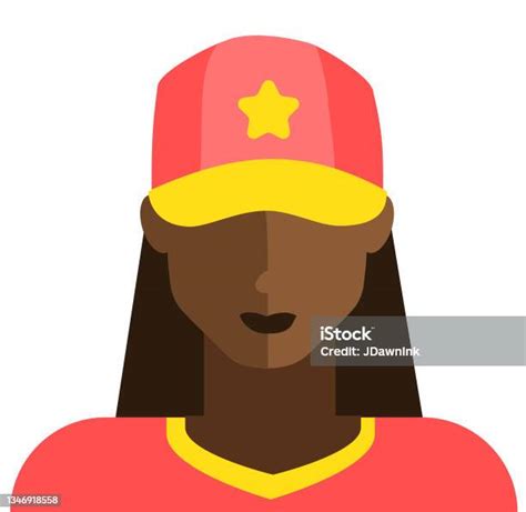 흰색 배경에 현대 활기찬 플랫 색상의 추상 성인 아프리카 계 미국인 여성 아바타 아이콘 여자에 대한 스톡 벡터 아트 및 기타 이미지 여자 여자만 40 49세 Istock