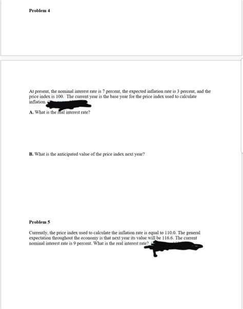 Solved Problem At Present The Nominal Interest Rate Is Chegg