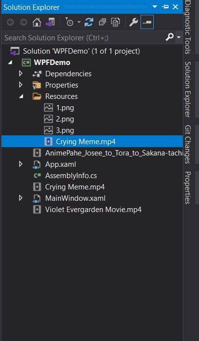 C Visual Studio Wpf Mediaelement Not Displaying The Video Stack