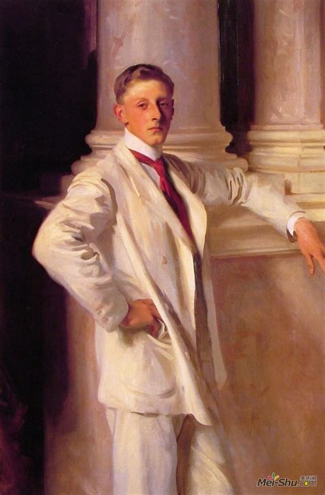 总督达尔豪西勋爵约翰辛格萨金特 John Singer Sargent 高清作品欣赏 约翰辛格萨金特作品 约翰辛格萨金特专题