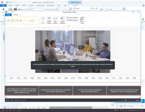 Video Transcripts From Closed Captions In Storyline