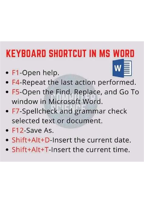 SOLUTION Keyboard Shortcut In Ms Word Studypool