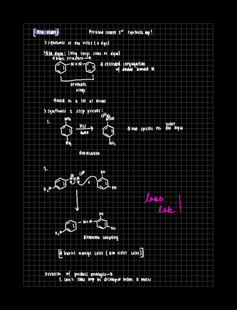 Lecture Notes For Azo Violet Ochem Lab 1 A20 Violet Perkins Created 1