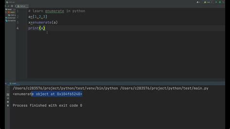 Learn Enumerate In Python Python Tutorial Interview Question Youtube