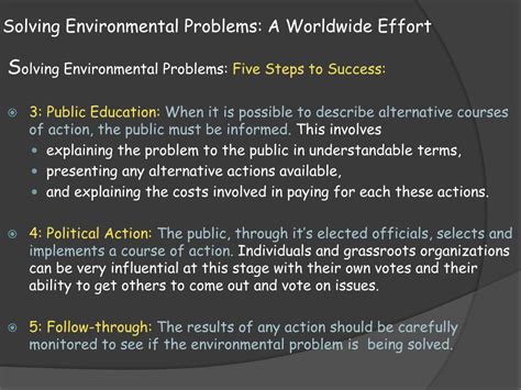 Ppt Biology 18 3 Solving Environmental Problems Powerpoint