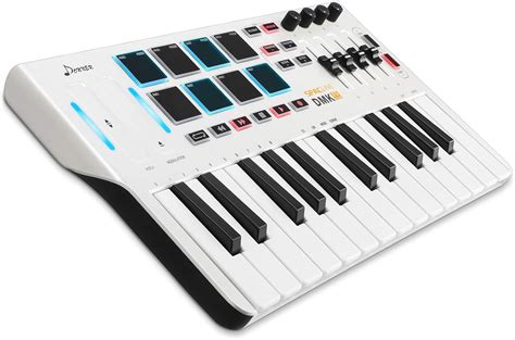 Donner 25 Keys Usb Type C Midi Keyboard Mini Dmk25 Professional Midi