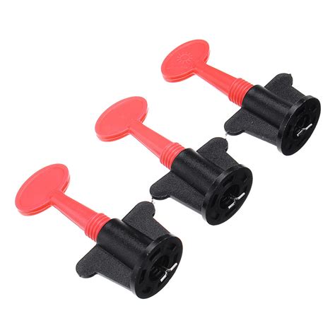 50pcs Reusable Tile Spacers Leveler T Lock Floor Tool Leveling Positioning System Kit