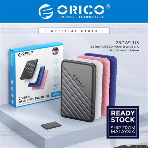 ORICO 25PW1 U3 2 5 Inch USB3 0 Micro B To USB A 0 3m Hard Drive Enclosure Shopee Malaysia