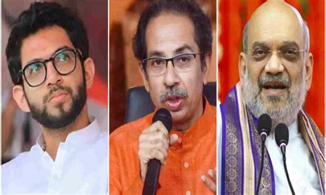 बेटे आदित्य को Cm बनाना चाहते हैं उद्धव Uddhav Thackeray Amit Shah Aditya Thackeray